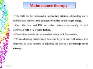 Managing Warfarin Therapy in Atrial Fibrilation) | PPT