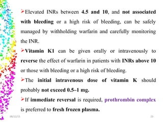 Managing Warfarin Therapy in Atrial Fibrilation) | PPT