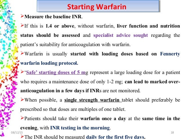 Managing Warfarin Therapy in Atrial Fibrilation)