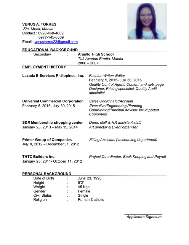 RESUME | PDF