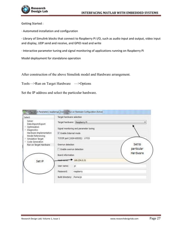 interfacing matlab with embedded systems | PDF | Programming Languages | Computing