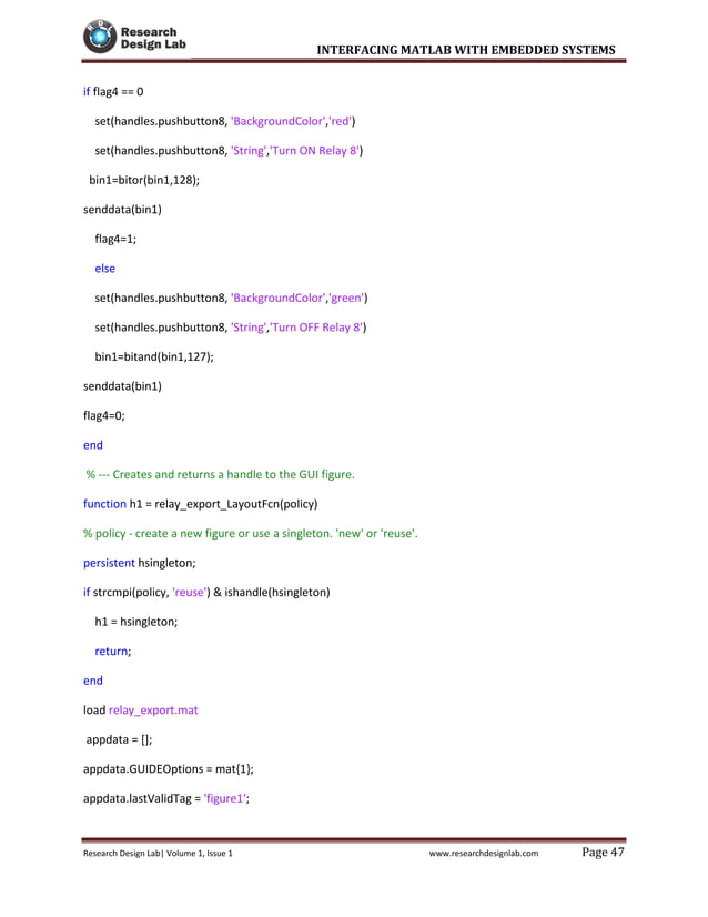 interfacing matlab with embedded systems | PDF