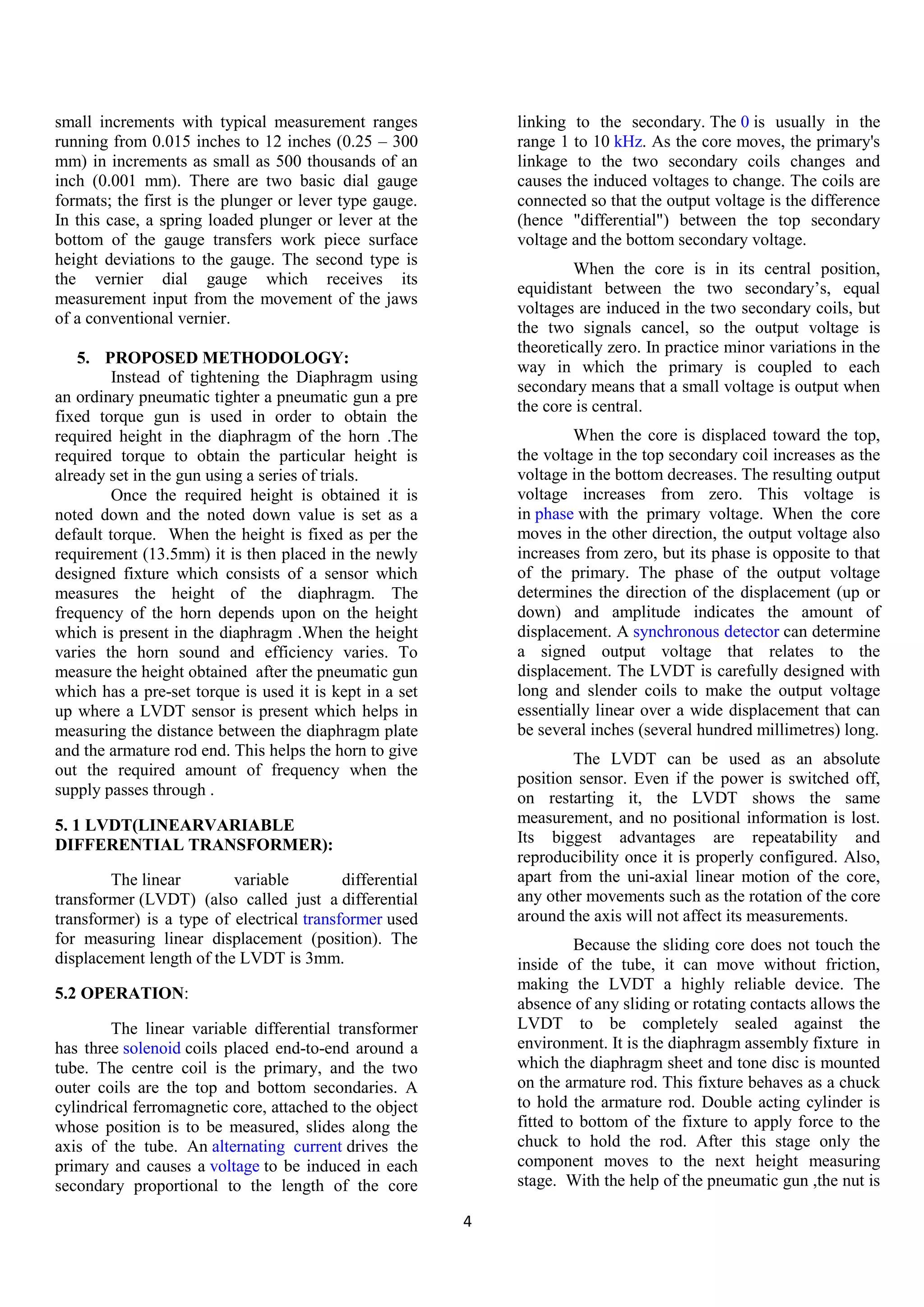 design and fixture in horn assembly | PDF