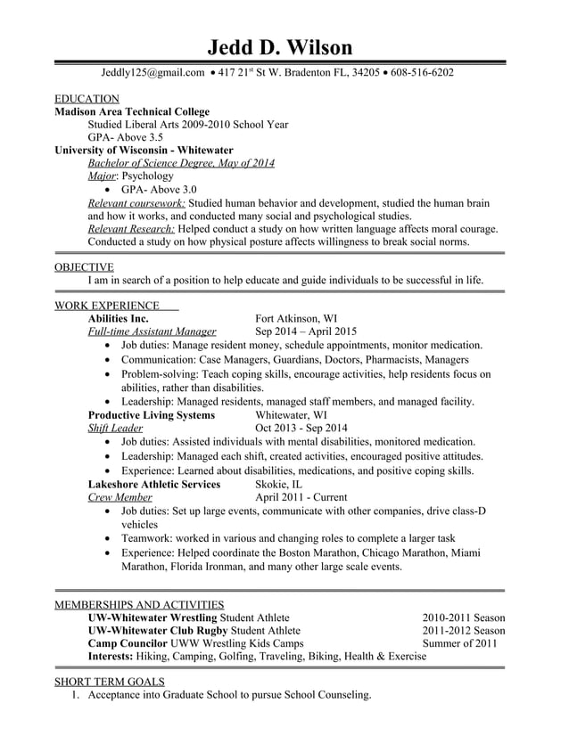 Jedd Wilson Resume-3 | DOC
