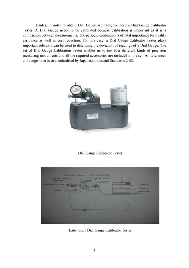 248608510 calibration-of-dial-gauge | PDF | Woodworking | Arts and Crafts