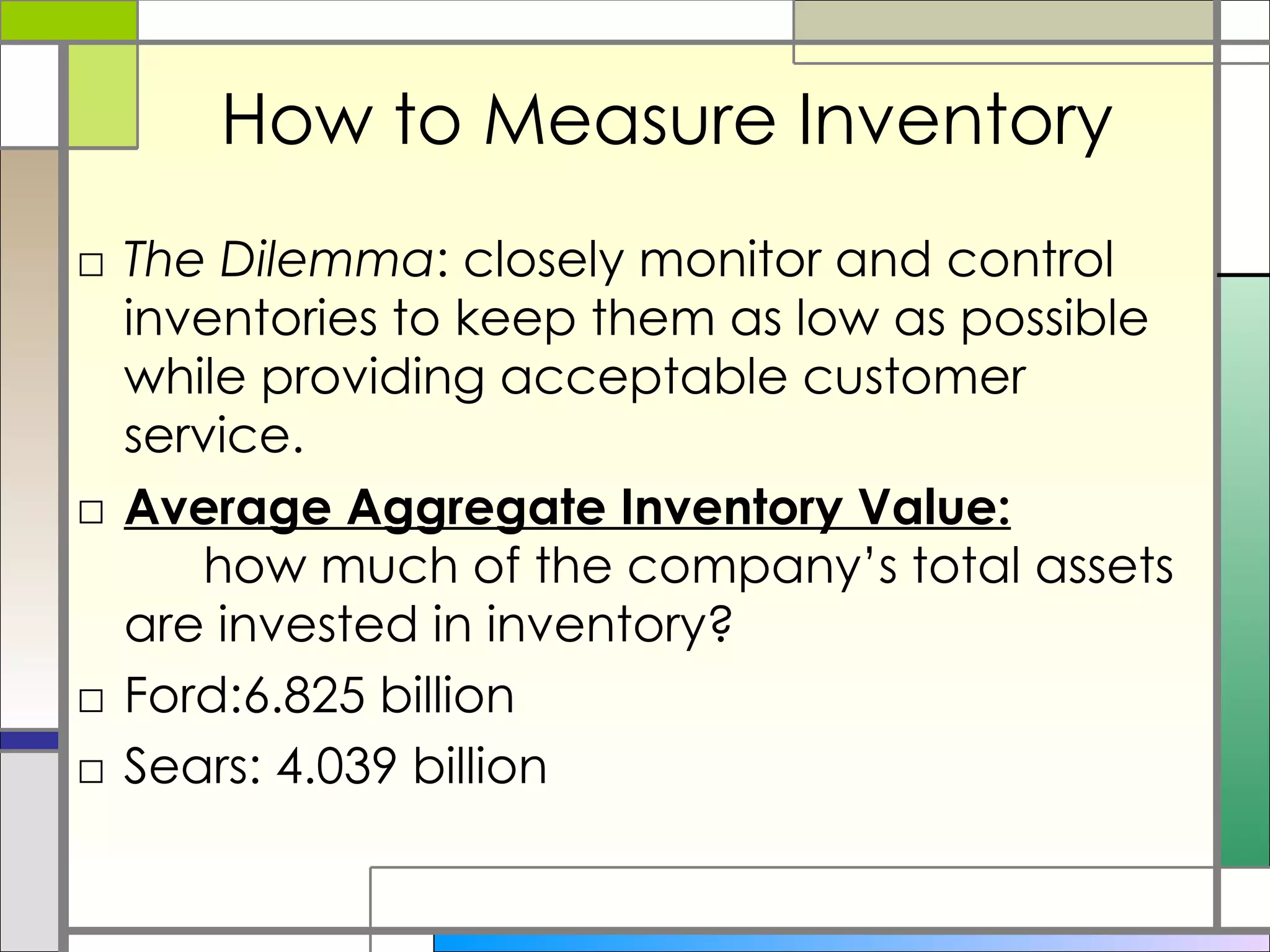 24867879 inventory-management-control-lecture-3 | PPT | Logistics ...