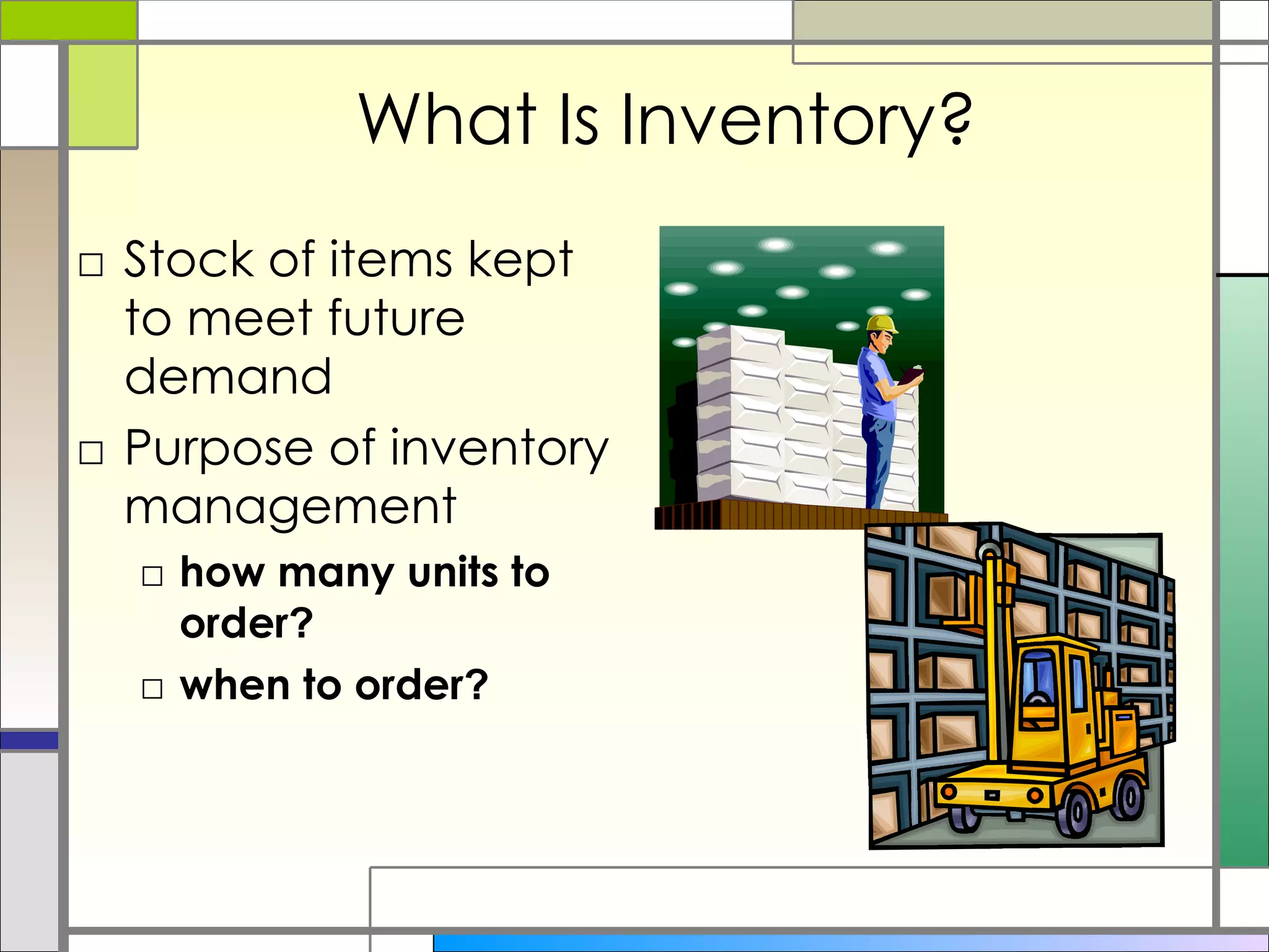 24867879 inventory-management-control-lecture-3 | PPT | Logistics ...