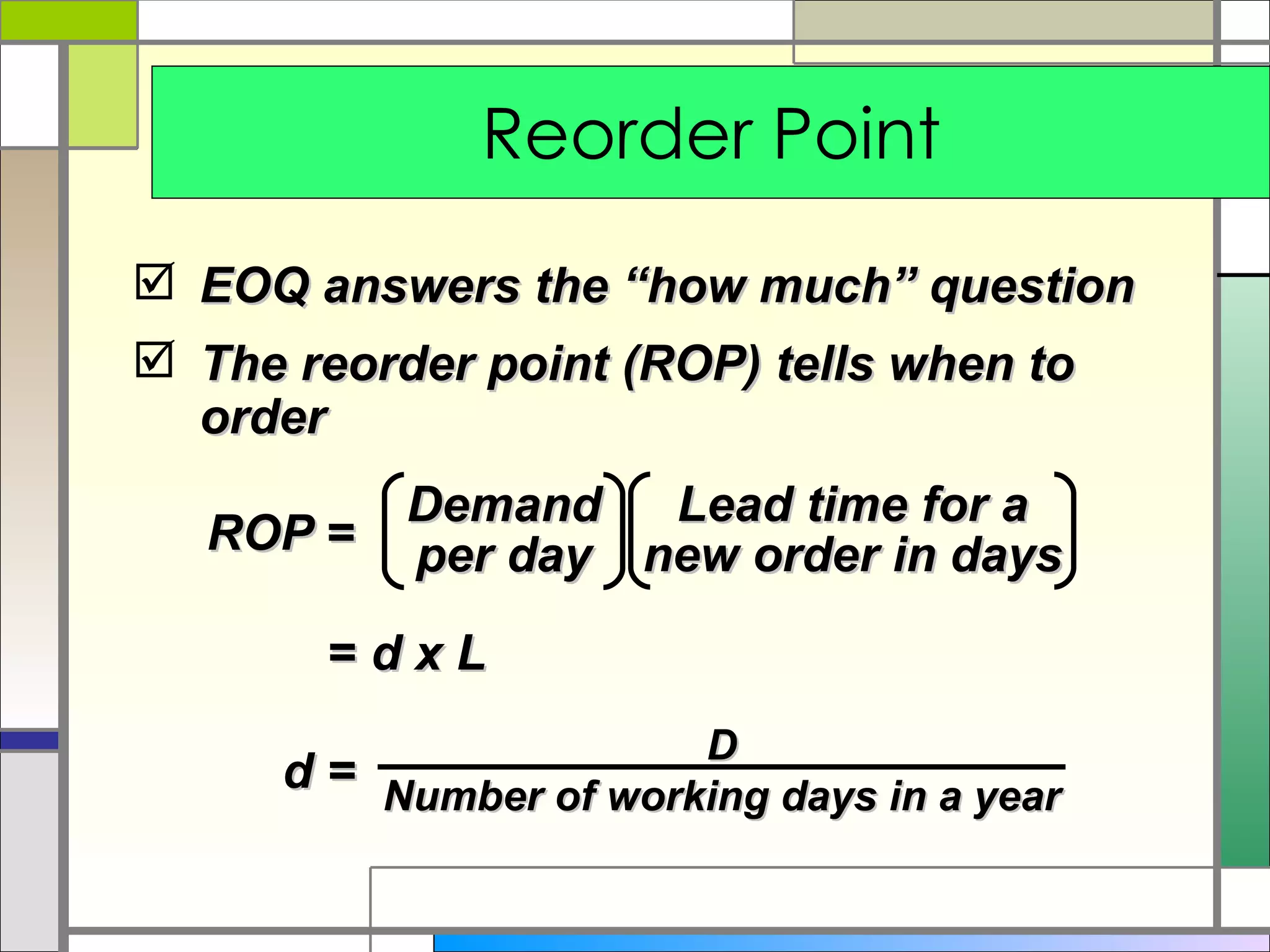 24867879 inventory-management-control-lecture-3 | PPT | Logistics ...