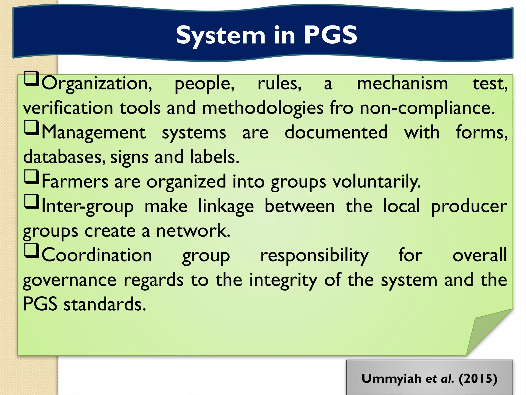 Organic certification, inspection, NPOP, PGS, ICS | PPTX