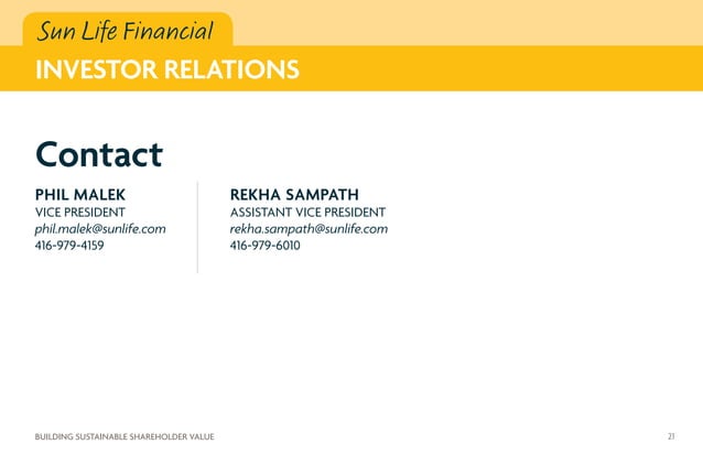 SUNLIFE PRESENTATION | PDF | Financial Industry | Industries