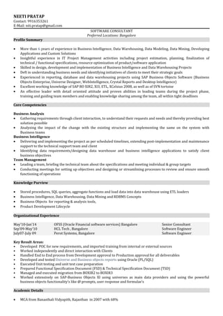 Neeti resume 1 | DOC