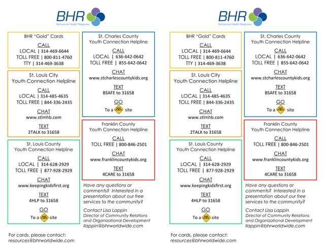 BHR Resource Cheat Sheet | PDF