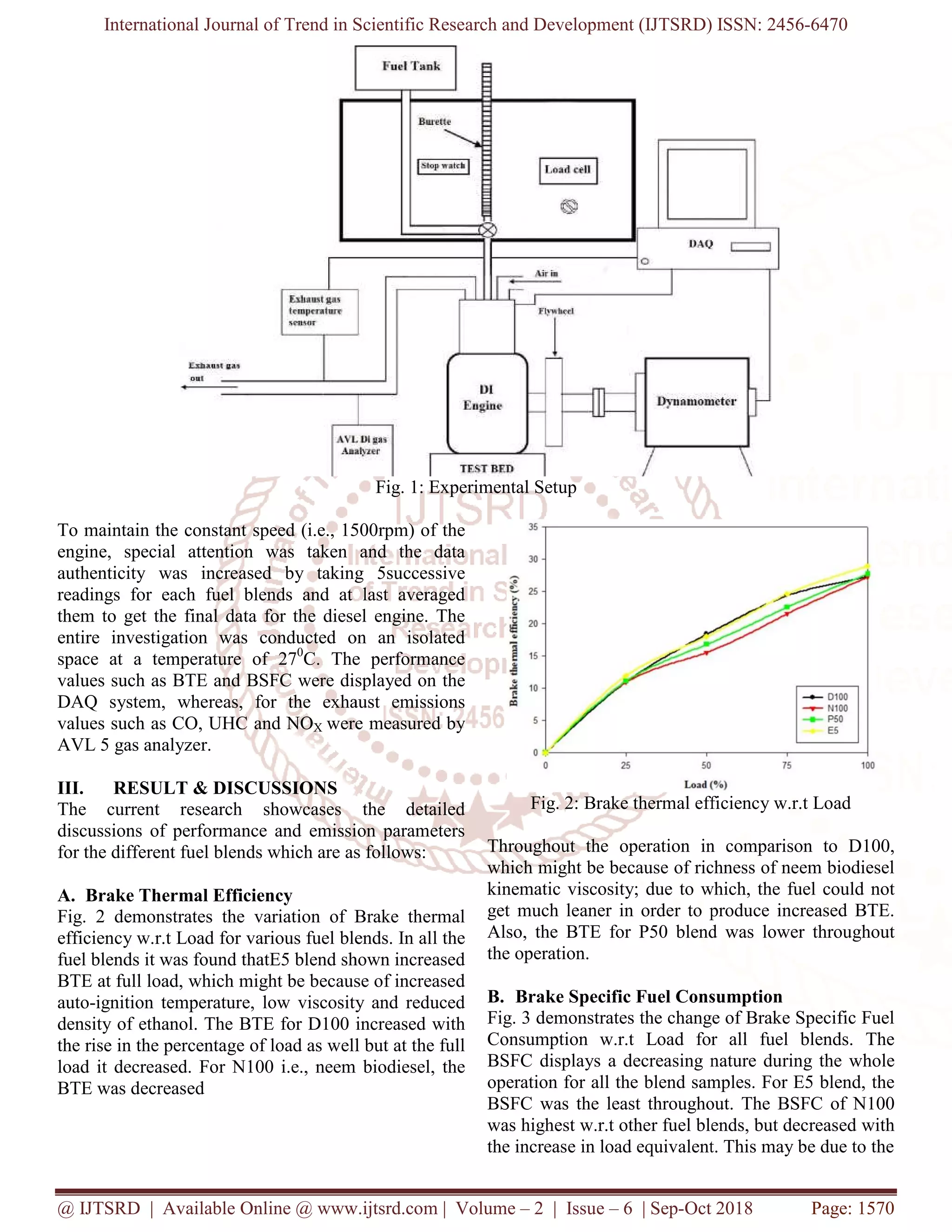Effect of Diesel Engine Fuelled with Biofuel Blends | PDF | Automotive ...