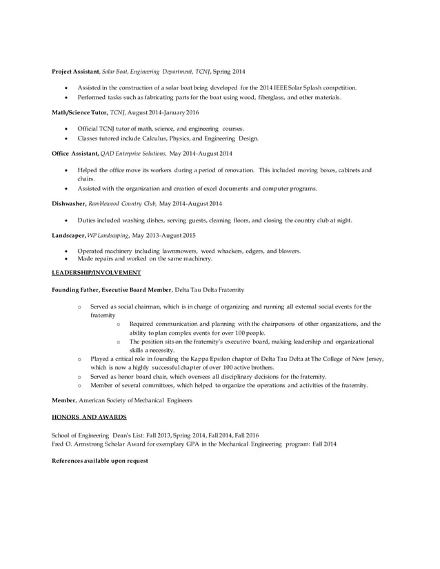 Daniel Walker Resume | PDF | Free Download
