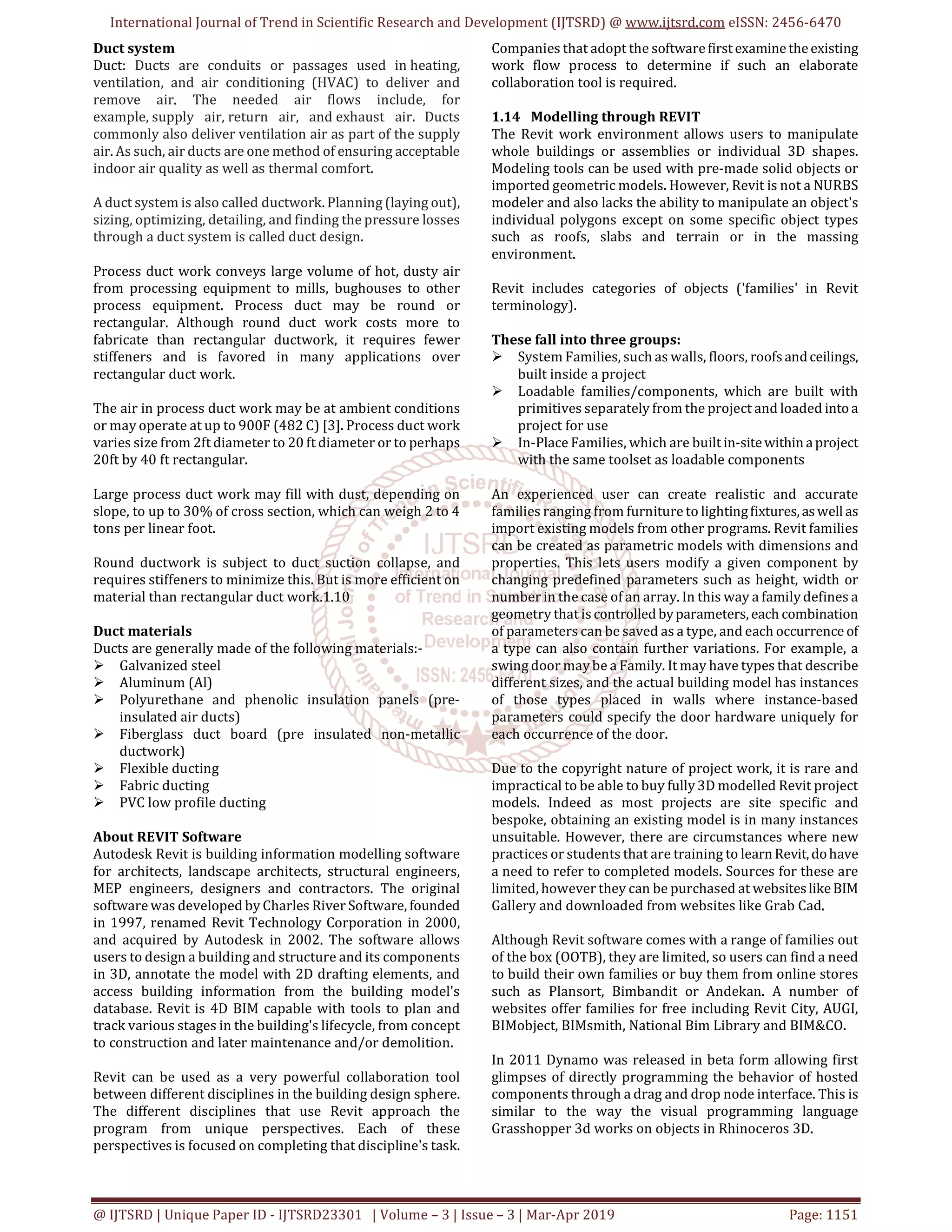 Heat Load Calculation with Duct Design of a Multi Storeyed Residential Building | PDF