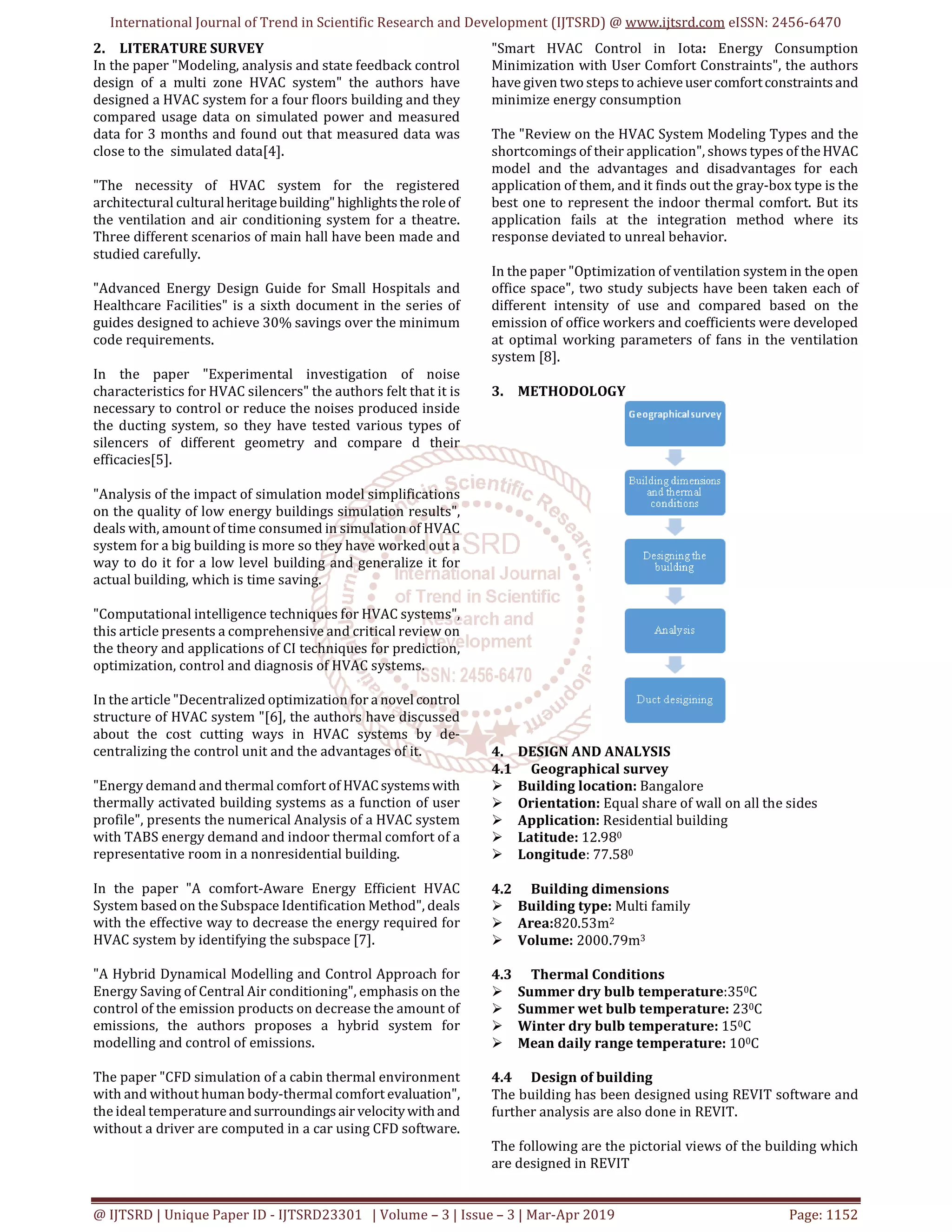 Heat Load Calculation with Duct Design of a Multi Storeyed Residential ...