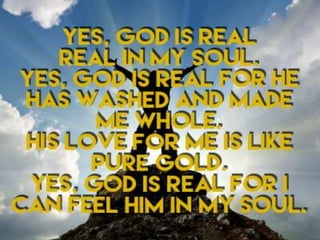 249. My God is Real | PPTX