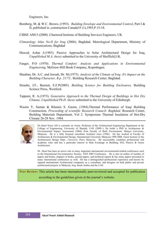 Thermal Comfort Assessment to Building Envelope: A Case Study for New ...