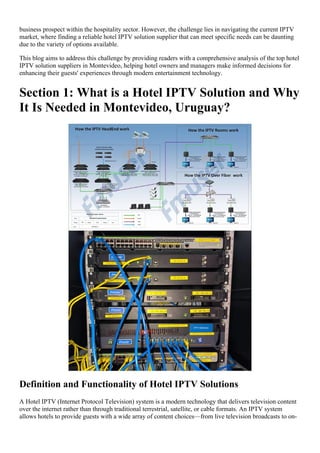 6 Best Hotel IPTV Solution Suppliers in Montevideo, URUGUAY | PDF | Home Entertainment Systems ...