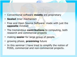 Free and Open Source Software | PPT