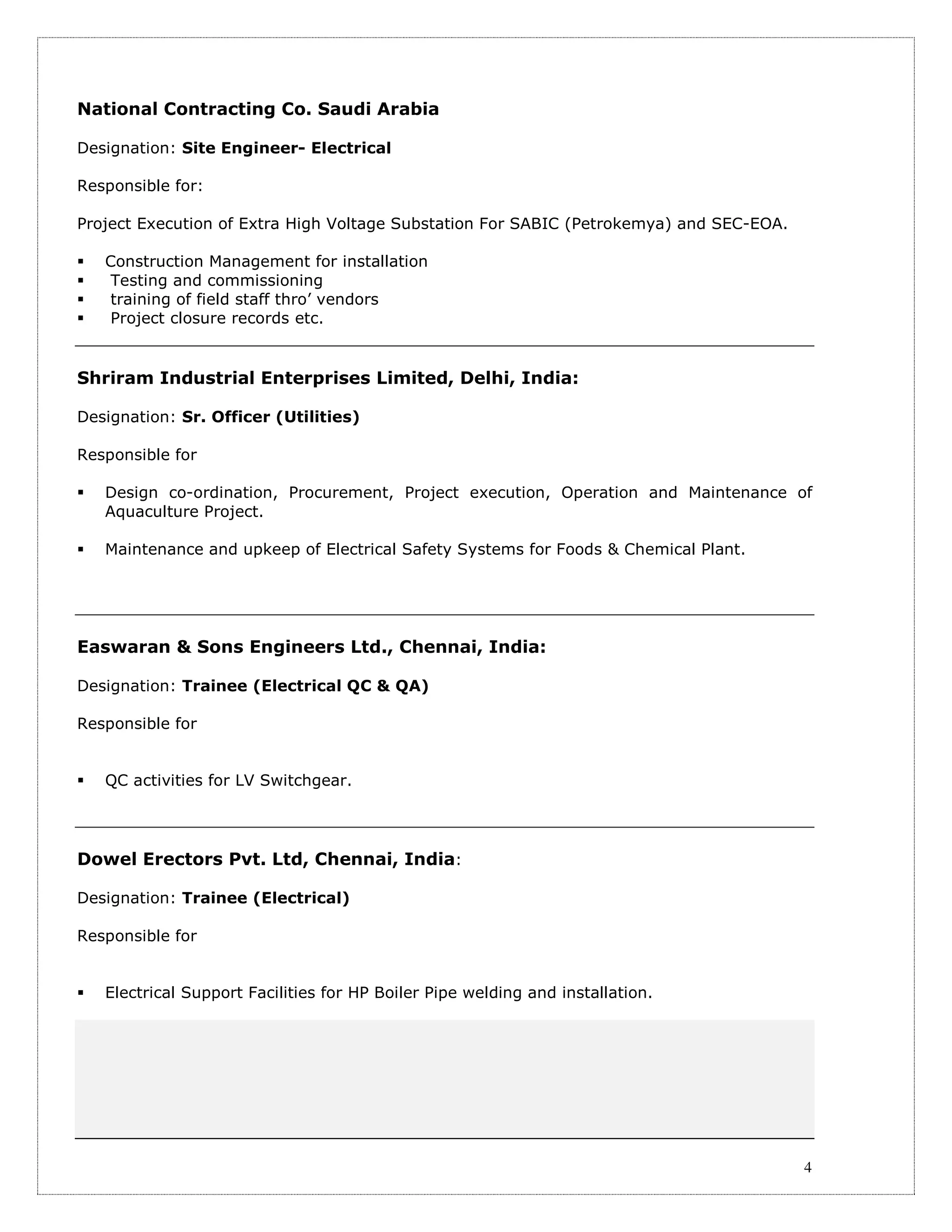 ram resume | PDF