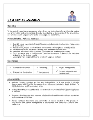 ram resume | PDF