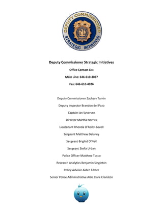 NYPD Twitter Strategy | PDF