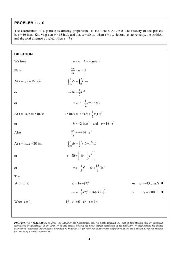 mechanics-for-engineers-dynamics-solutions-10th-edition | PDF