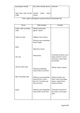 249456048 makalah-6-kimia-klinik-feses | DOCX