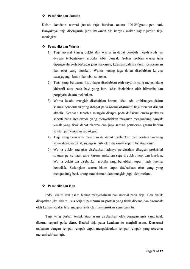 249456048 makalah-6-kimia-klinik-feses | DOCX