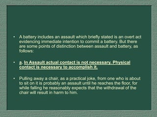 2495_Assault and Battery.ppt