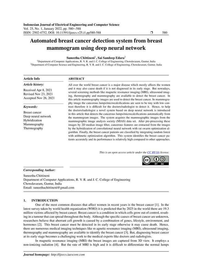 Automated Breast Cancer Detection System From Breast Mammogram Using