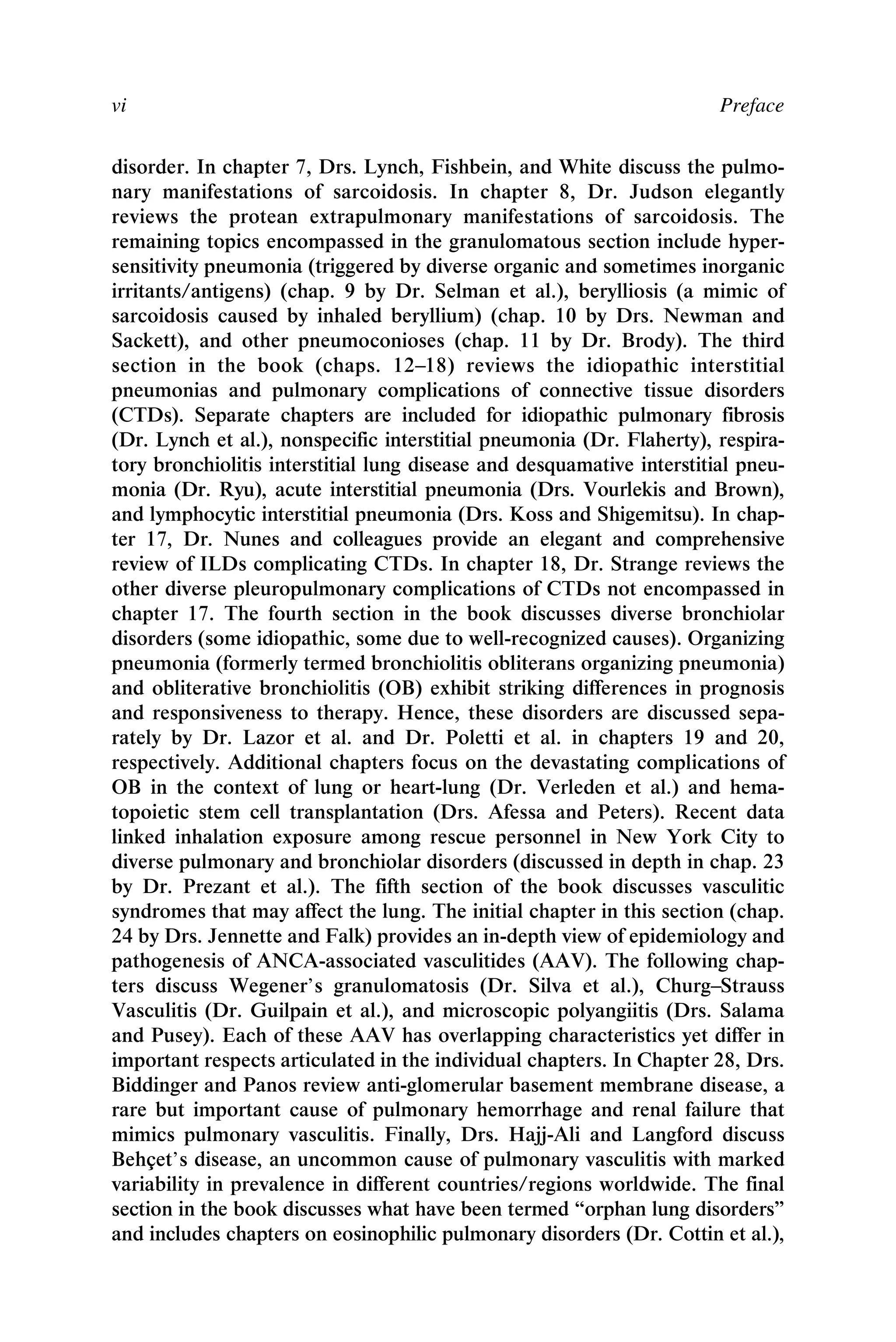 Interstitial Pulmonary And Bronchiolar Disorders Joseph P Lynch | PDF
