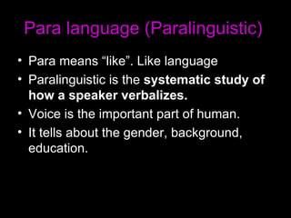 24980387 oral-non-verbal-communication | PPT