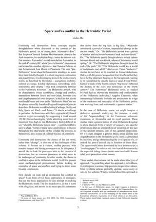 Continuity And Destruction In The Greek East The Transformation Of ...