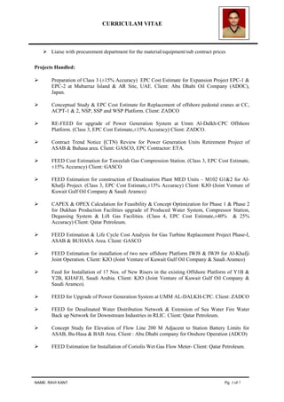 CV_Cost Engineer | DOC