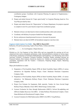 CV_Cost Engineer | DOC