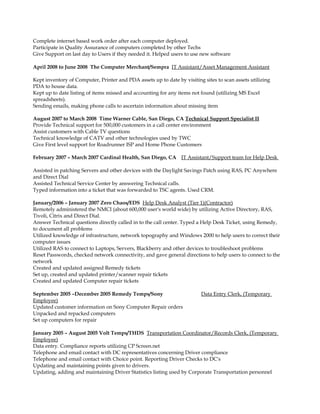 Helpdesk-Desktop Resume 4-17-15 | PDF