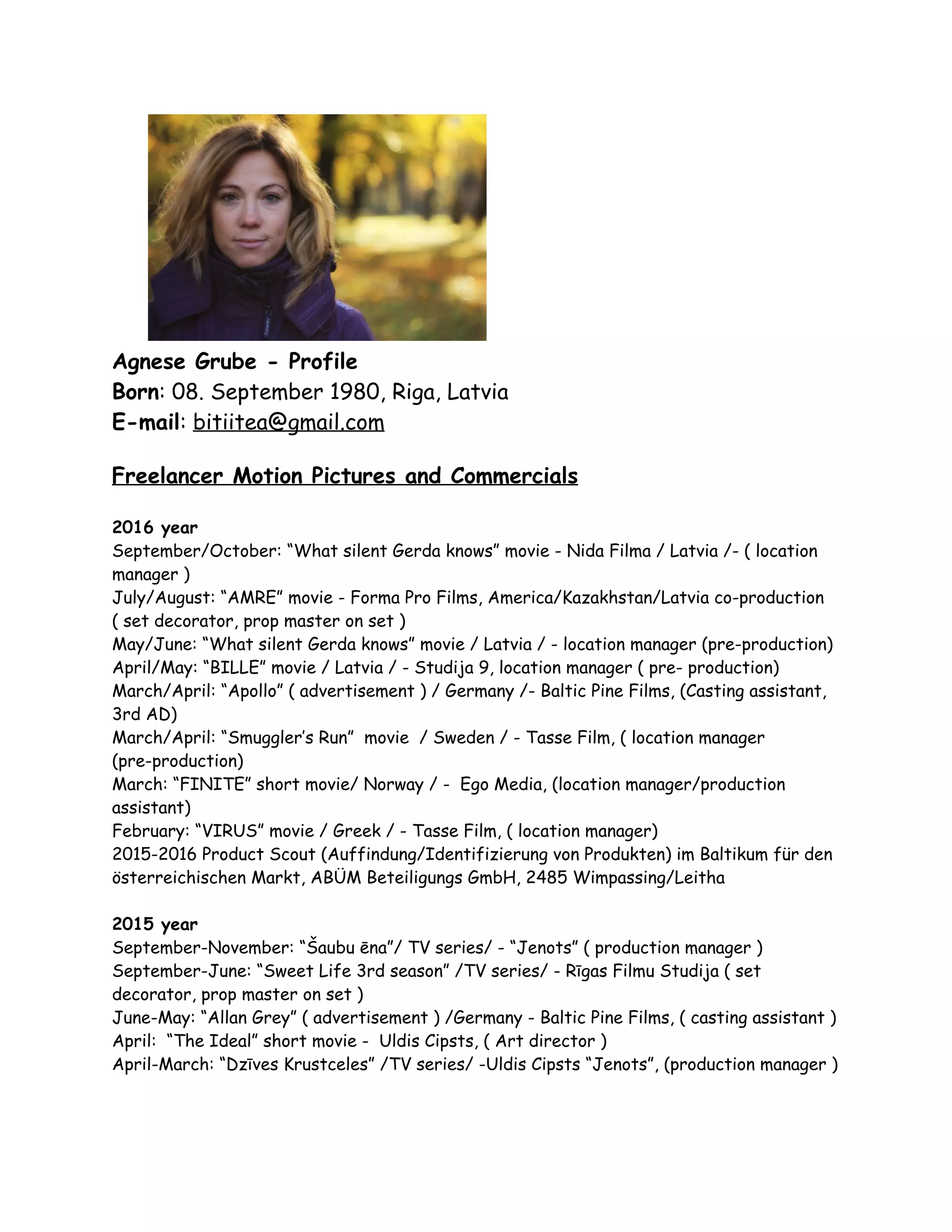 AgneseGrube-CV | PDF