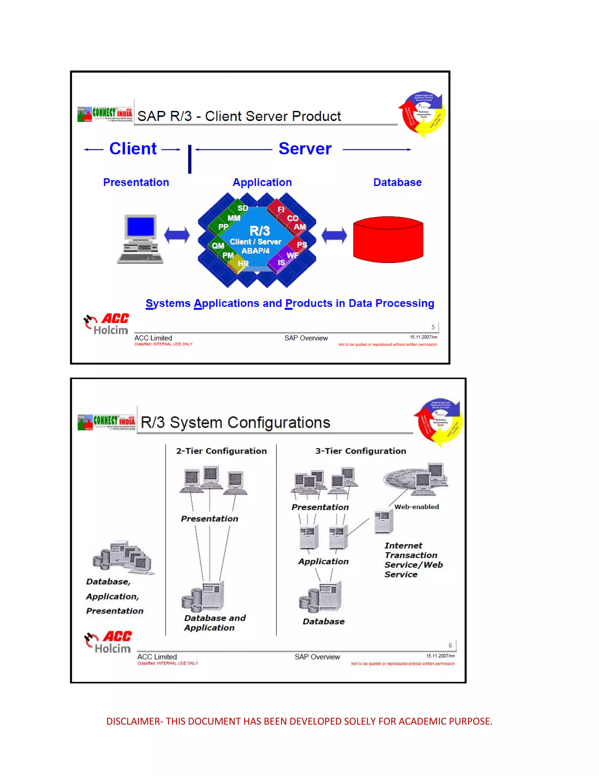 ISOS mini case study_ACC Chaibasa SAP Phase IIa roll out | PDF