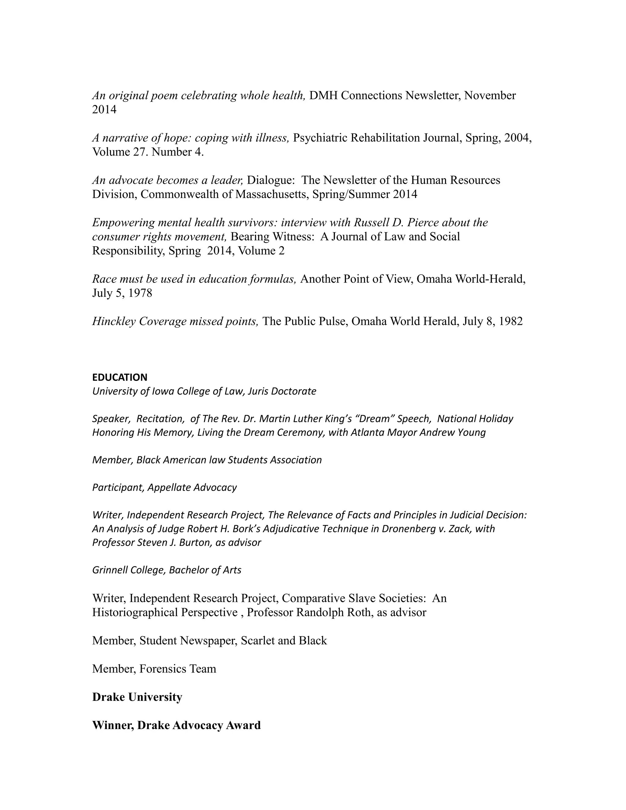 Russell Professional Resume | DOC