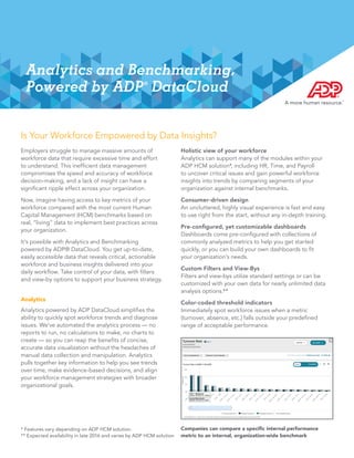 HCM Benchmarking is Now in Your Hands | PDF