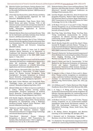 Analysis of Fall Detection Systems: A Review | PDF