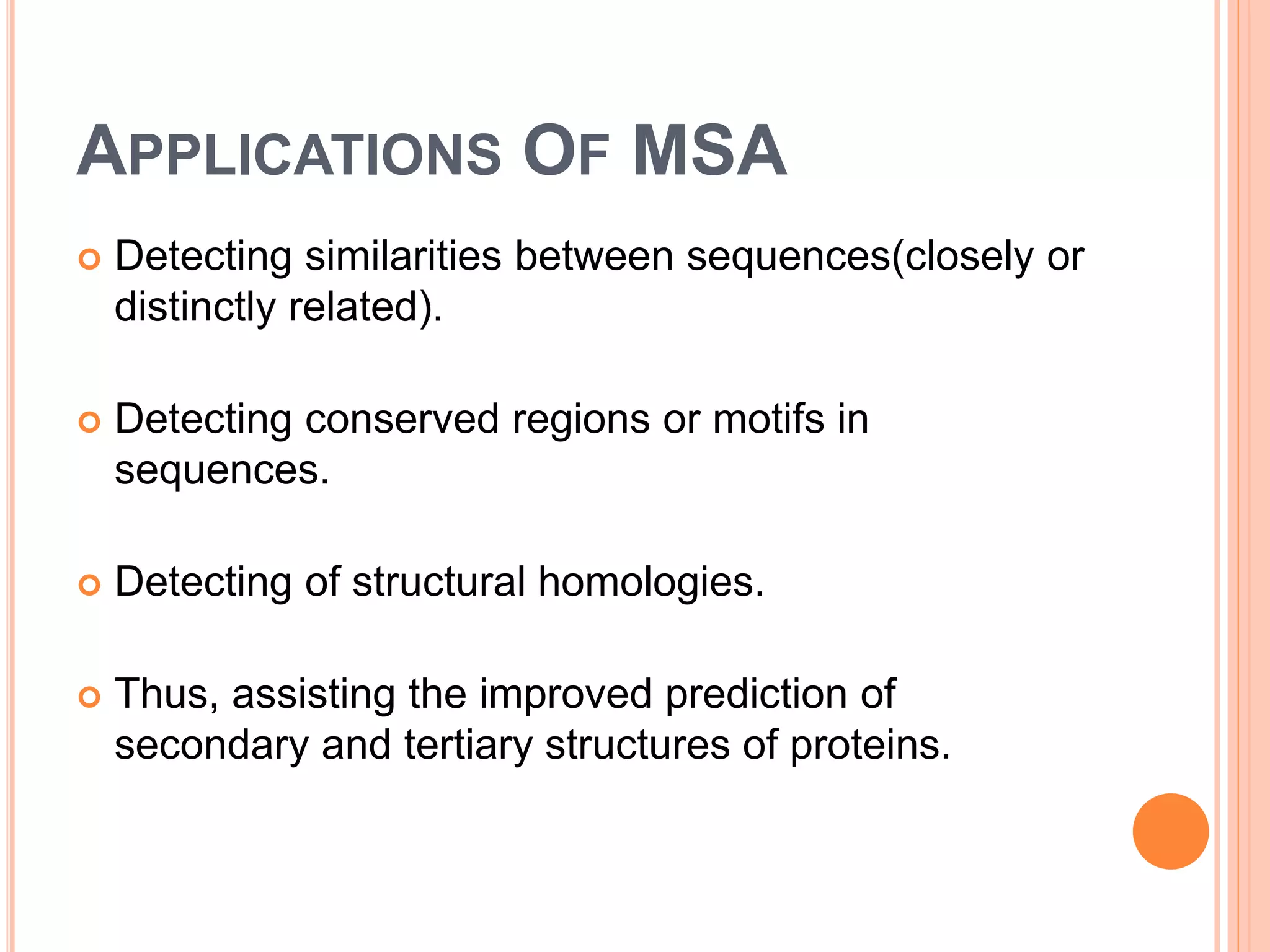 Multiple Sequence Alignment Pptx Genetics Science