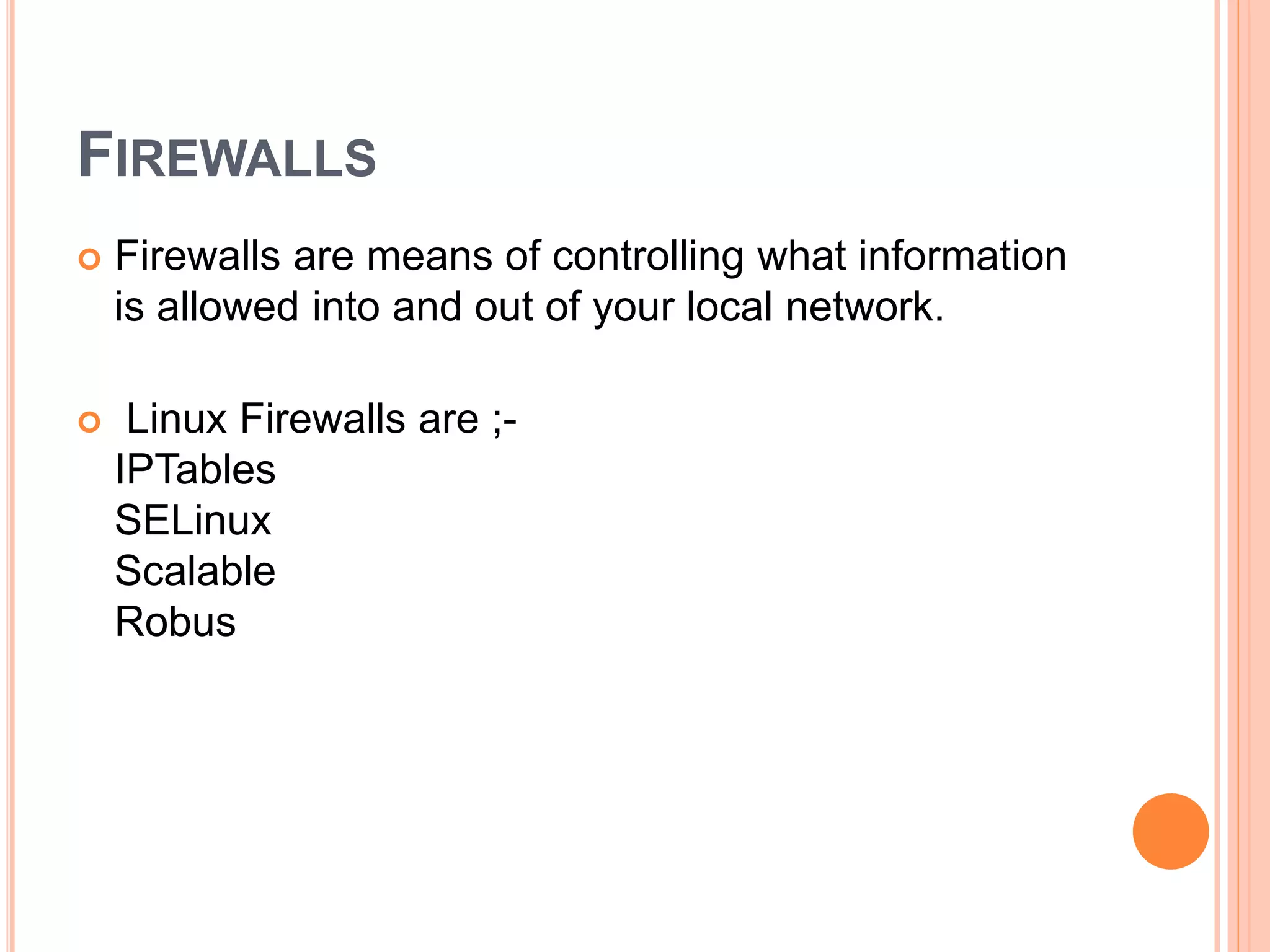 Linux Security in Operating System | PPTX