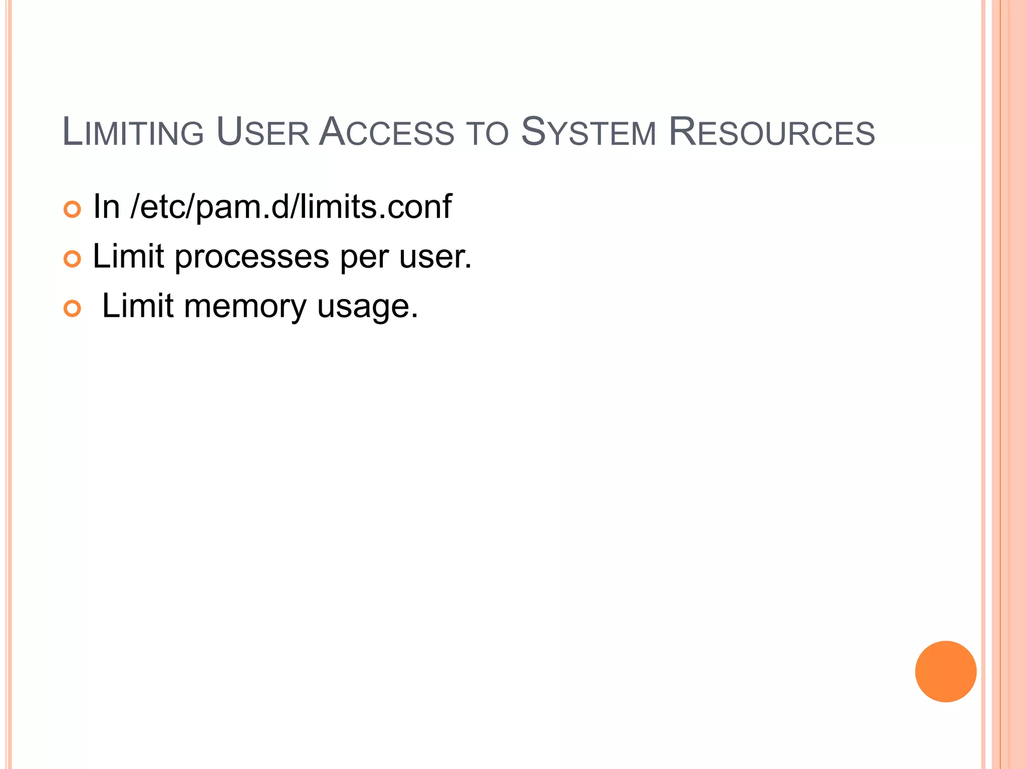 Linux Security in Operating System | PPTX