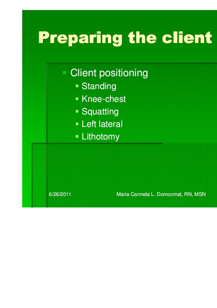 Assessment Of The Anus And Rectum