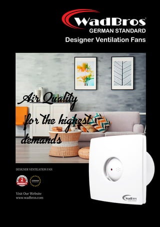 Ventilation And Exhaust Fans By Wadbros Imports & Exports | PDF