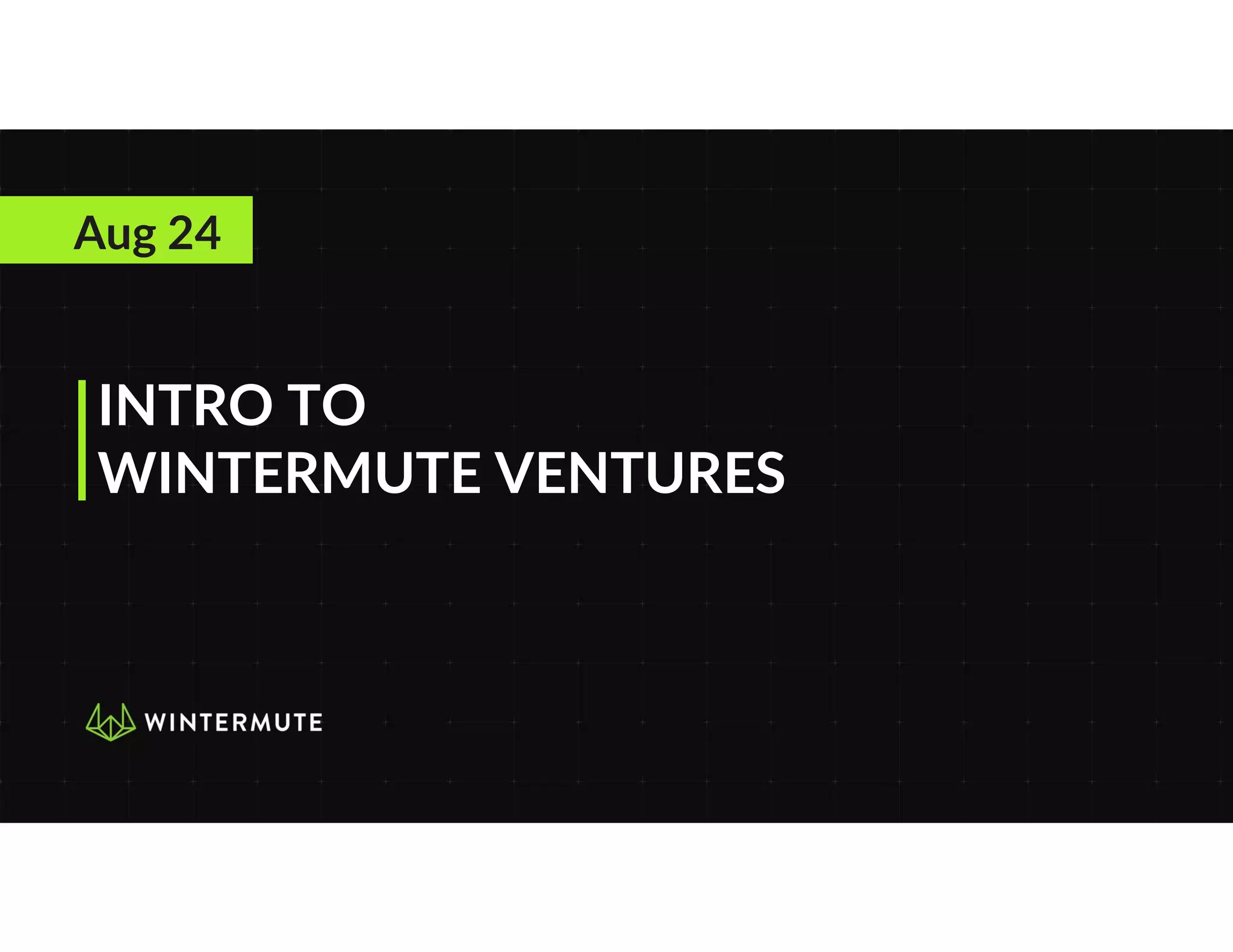 Wintermute Ventures | PDF