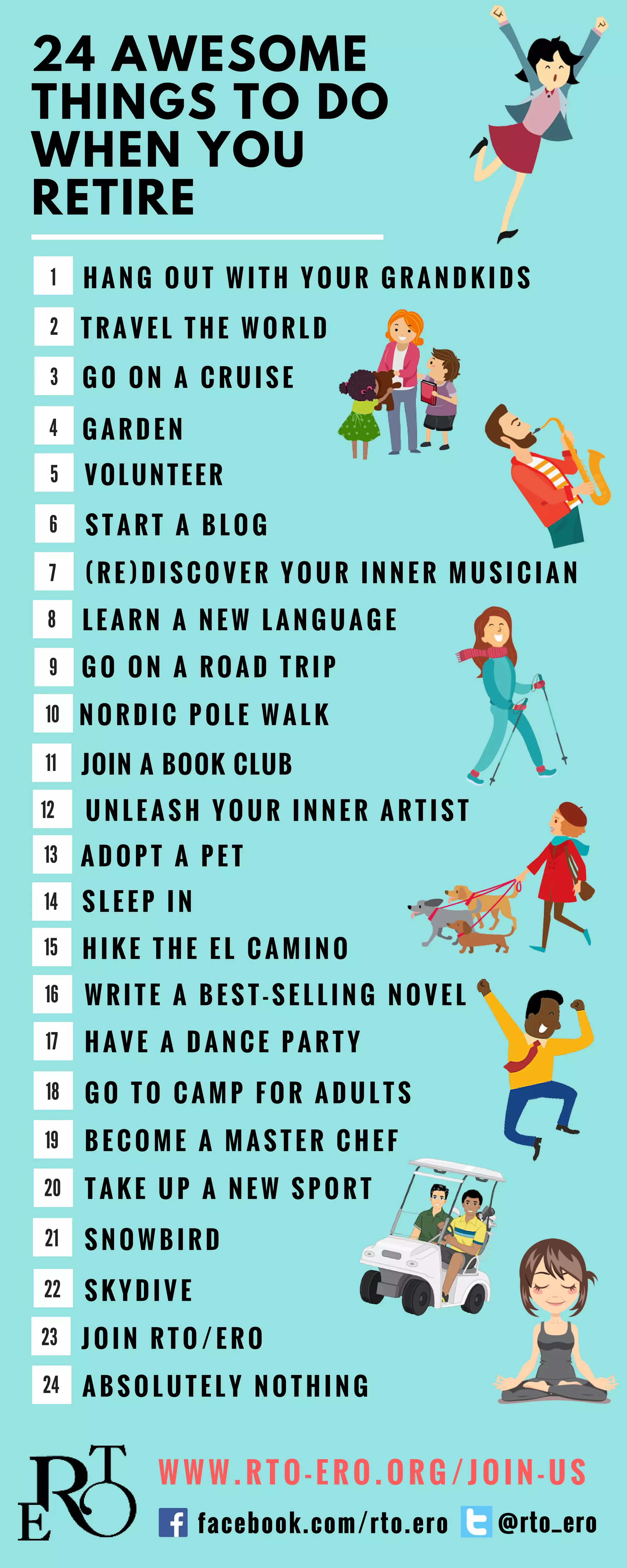 24 Awesome Things to do When You Retire | PDF